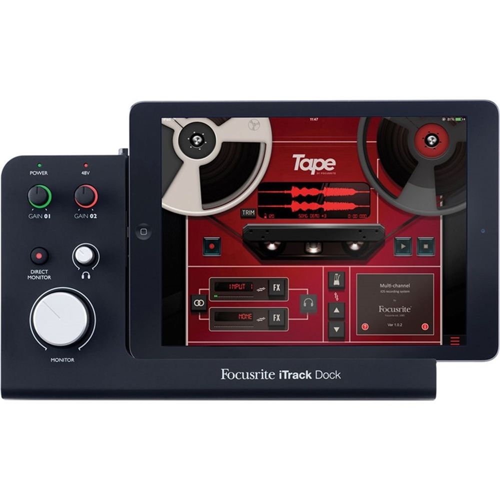 Interface Profissional Para IPad ITrack Dock - Focusrite | Áudio - shopdoaudio