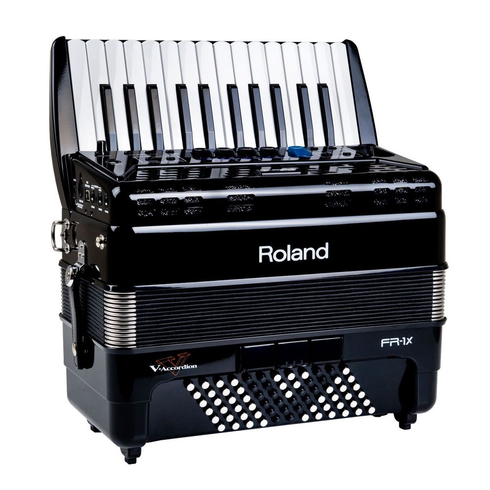Acordeon Digital Com Bag V-Accordion FR-1X BK - Roland - shopdoaudio