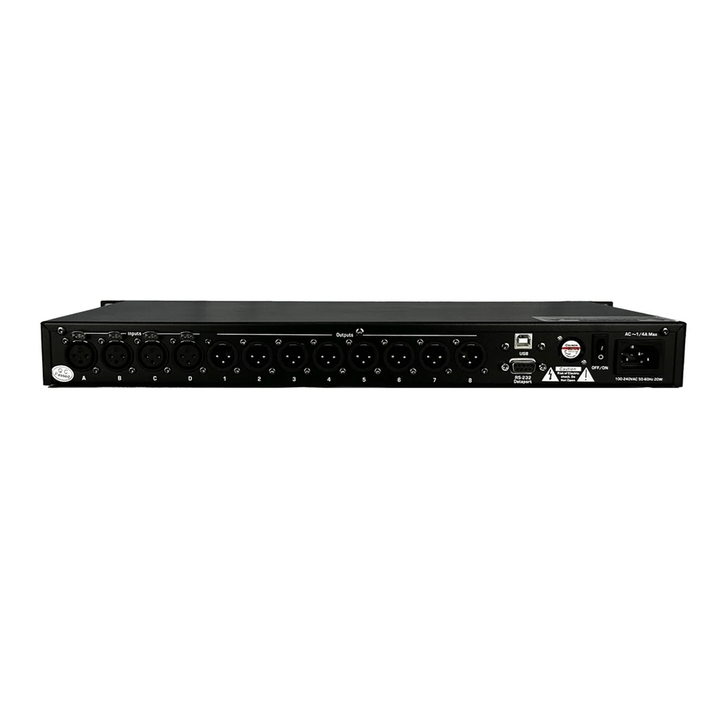 Processador Digital 4 Entradas e 8 Saídas DSP-480 - Soundrix | Processadores Digitais ...
