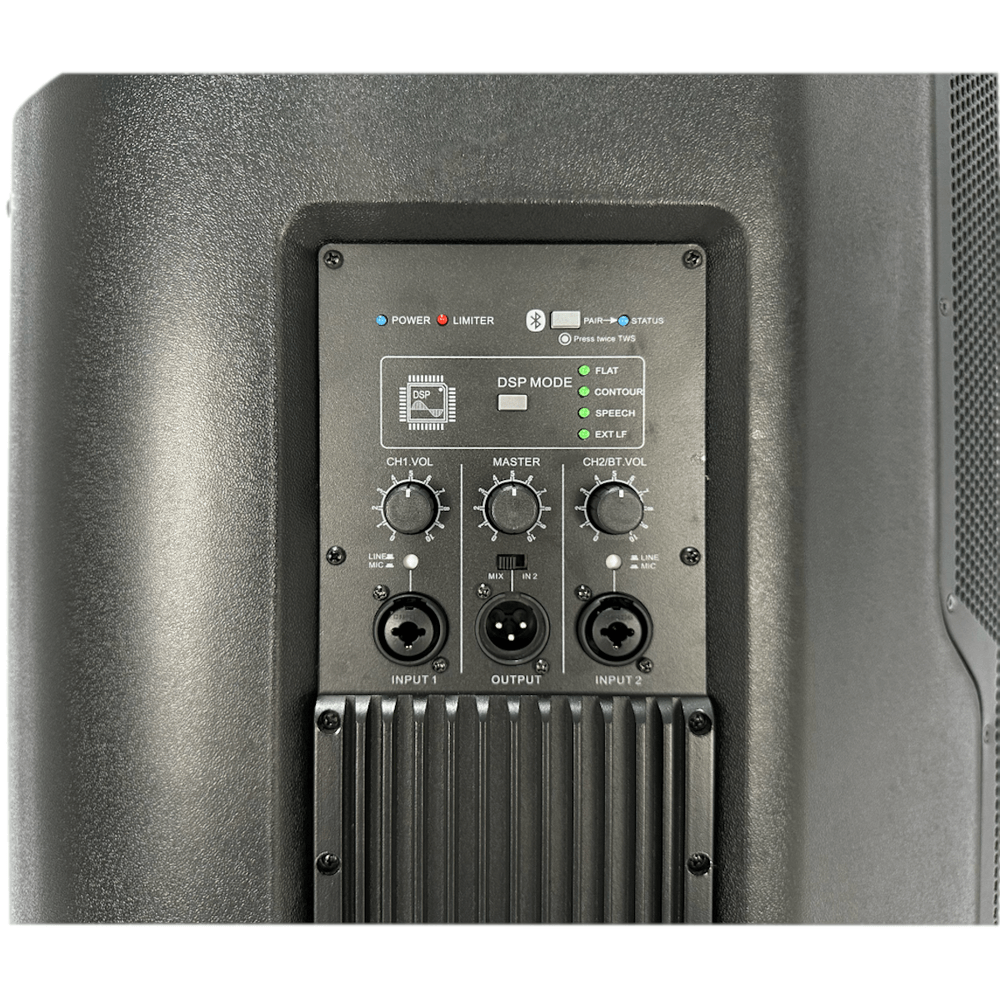 Caixa Ativa Bi-Amplificada 12" 800W Rms Com Bluetooth HDP-12 DSP - - shopdoaudio