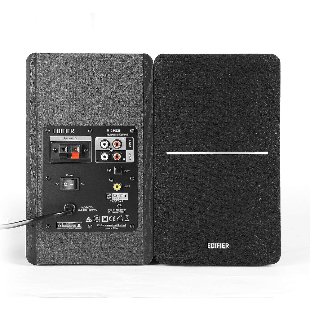 Monitor de Áudio Bluetooth 42W RMS Bivolt Preto R1280DB - Edifier - shopdoaudio