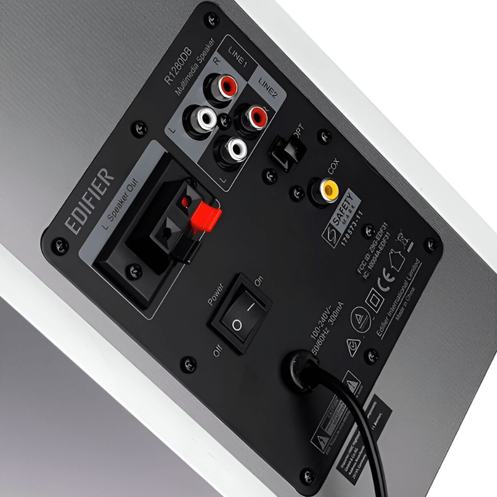 Monitor de Áudio Bluetooth 42W RMS Bivolt Preto R1280DB - Edifier - shopdoaudio