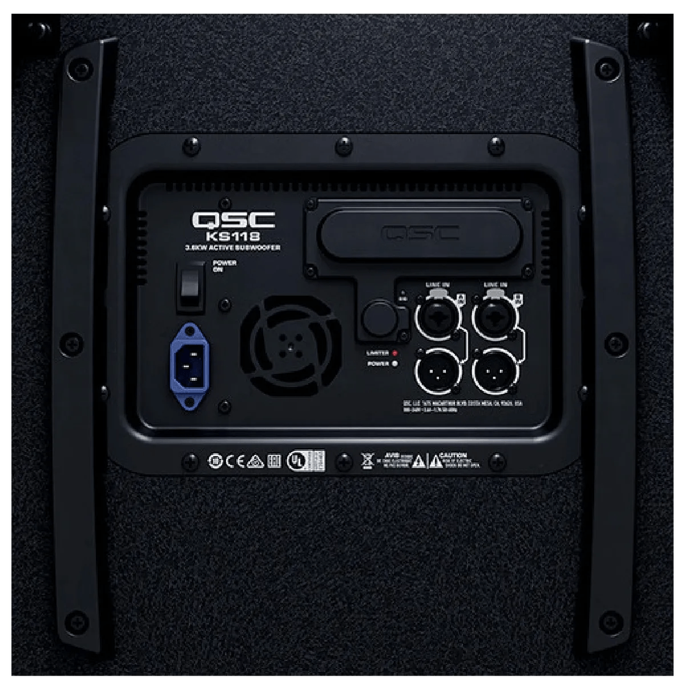 Subwoofer Ativo 18" 3600W RMS KS-118 - QSC - shopdoaudio