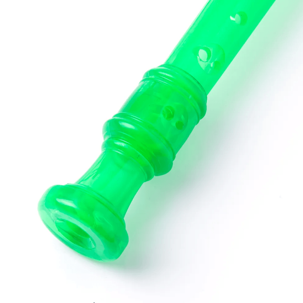 Flauta Doce Germanica Soprano Dó Verde Transparente 7653 - Dolphin ...